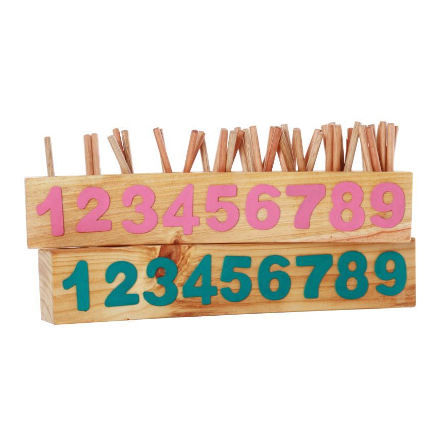 Wooden Counting Block - Aai Aai Baby